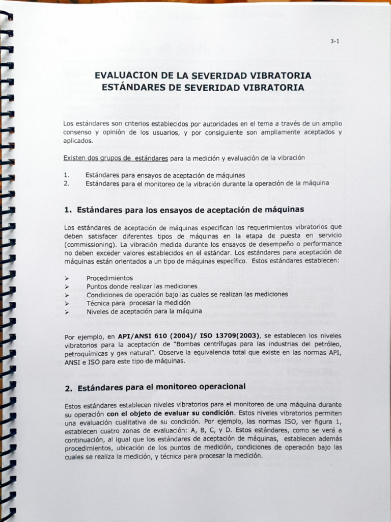 Cap3 - Evaluacion y Estandares de La Severidad Vibratoria | PDF