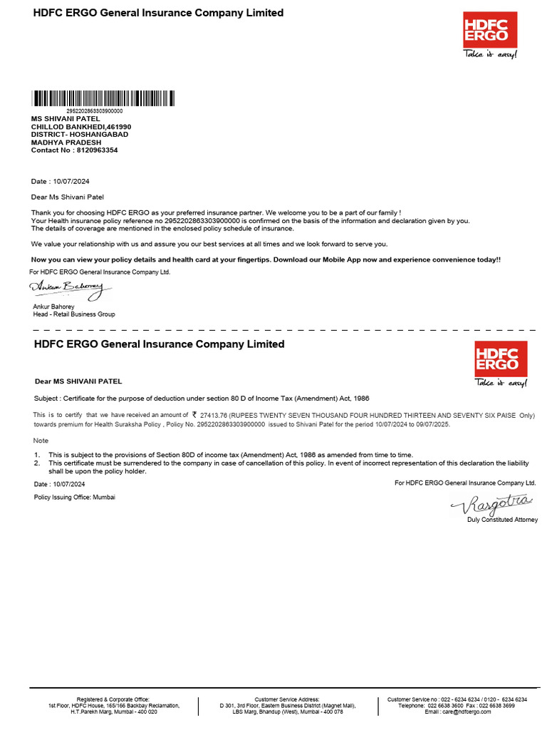 INSURANCE-Self | PDF | Insurance | Credit Card