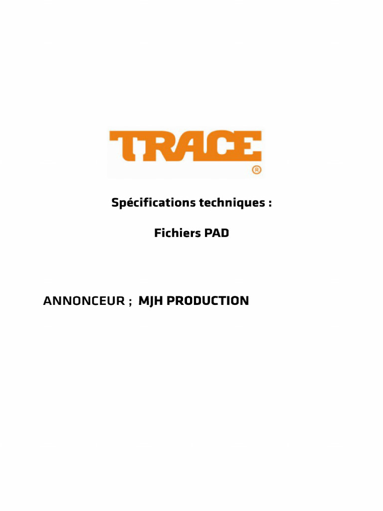 TRACE-technical-specifications Trace Mboa | PDF