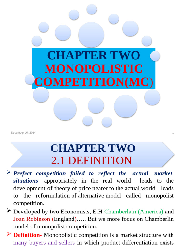 Micro Eco Chapter Two | PDF | Monopoly | Demand