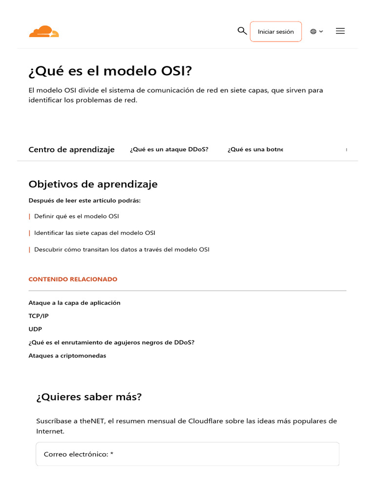 Entendiendo el Modelo OSI en Redes | PDF | Modelo osi | Red de computadoras