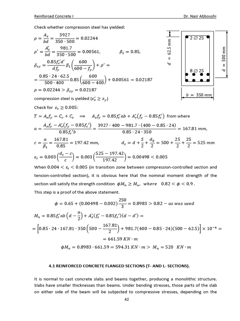 Flexure in Beams_TL | PDF | Beam (Structure) | Bending
