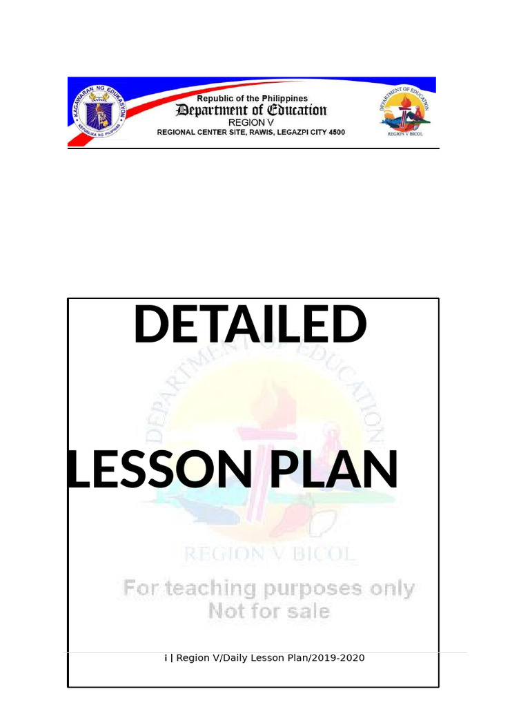 Grade 3 Health Lesson Plan Guide | PDF | Learning | Lesson Plan