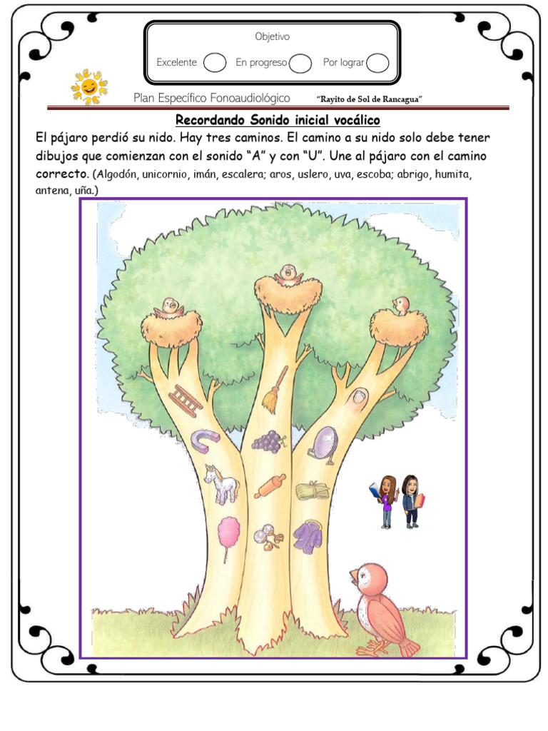 Actividades Fonoaudiológicas Iniciales | PDF