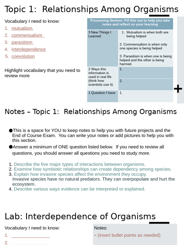 Biology 1 Study Guide - Interactive Notebook | PDF | Sexual ...
