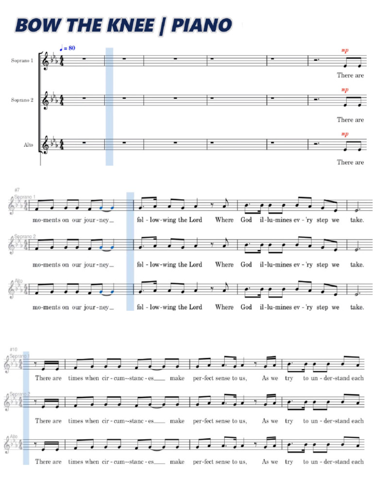 Bow-the-Knee Song | PDF