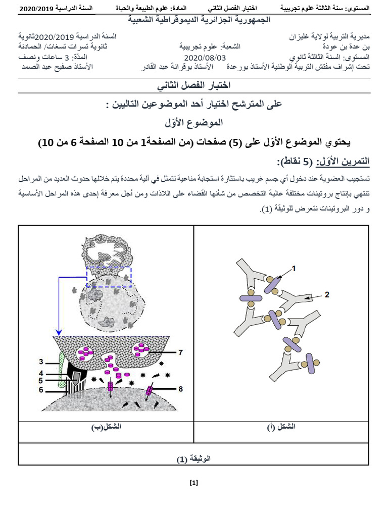E2 3AS SAMADO2 Sujet Final | PDF