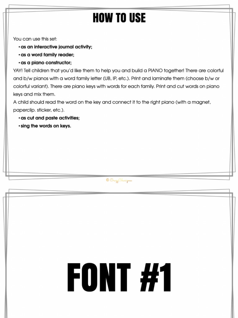 FreePhonicsCentersKindergartenFirstGrade 1 | PDF
