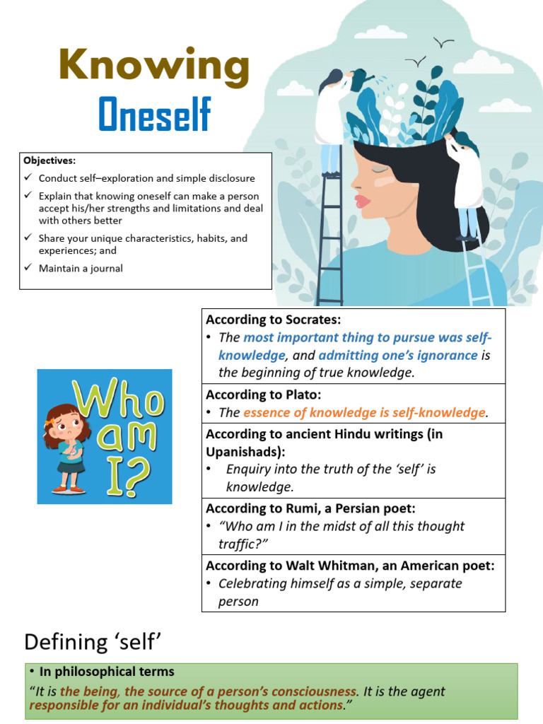 Understanding Self-Knowledge and Personality | PDF | Thought | Knowledge