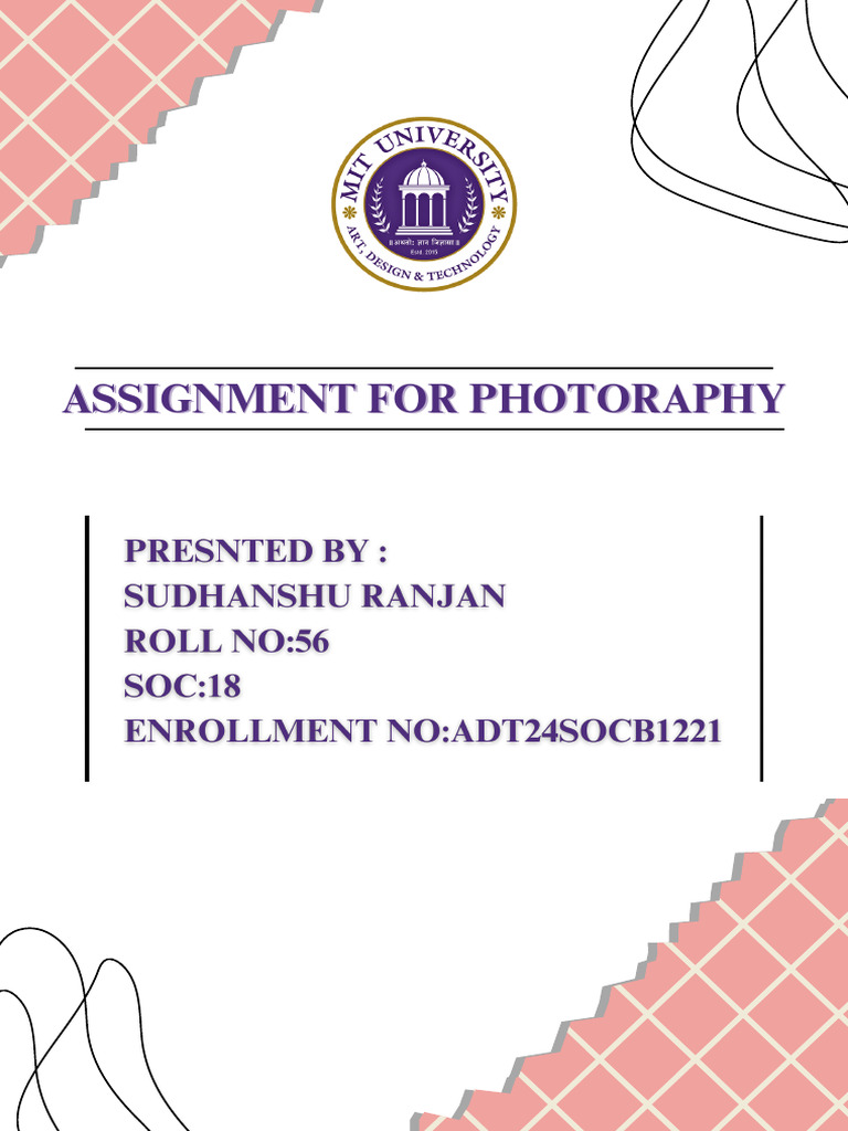Photography Assignment | PDF