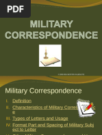 Basic Military Correspondence EDITED | PDF | Military | Philippines