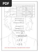 Class 10 Science Formula Sheet | PDF