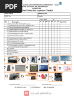 Tool Box Checklist | PDF | Technology & Engineering