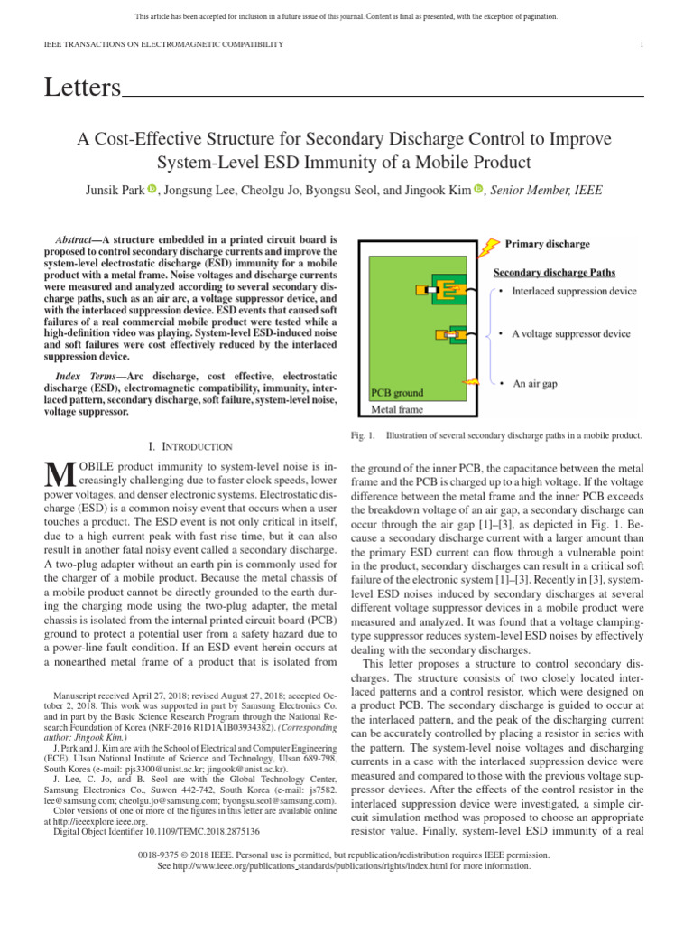 A Cost Effective Structure For Secondary Discharge Control To Improve ...