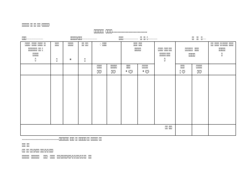 Editable_khatian form | PDF