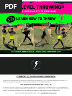 Driveline Pitching PDF Final | PDF | Strength Training | Pitcher
