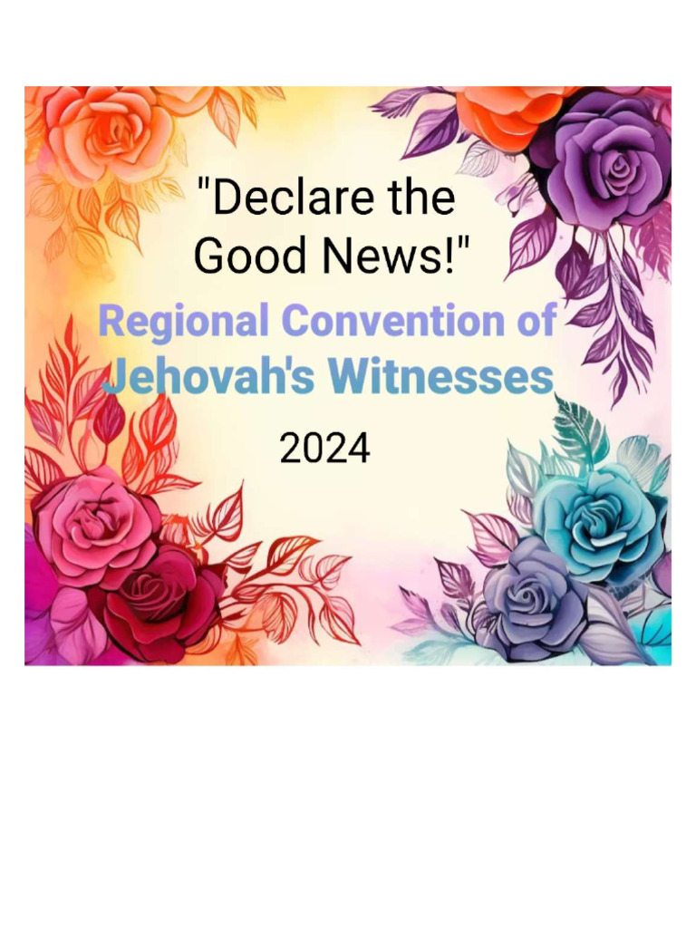 2024 Regional Convention Final | PDF | Gospels | Gospel Of Matthew