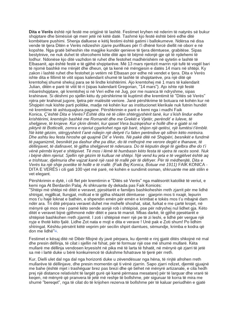 Dita e Verës | PDF