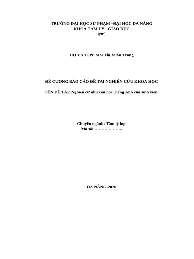 THPPNC 1 Năm 3 bt1 | PDF