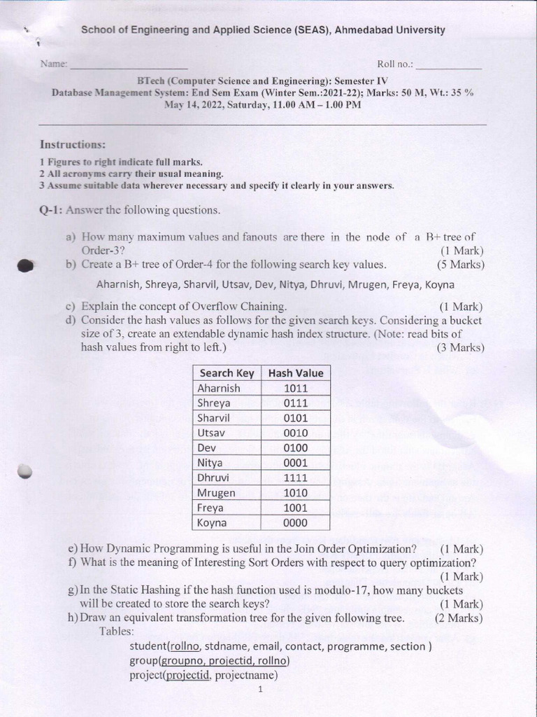 Database Management System (1) | PDF