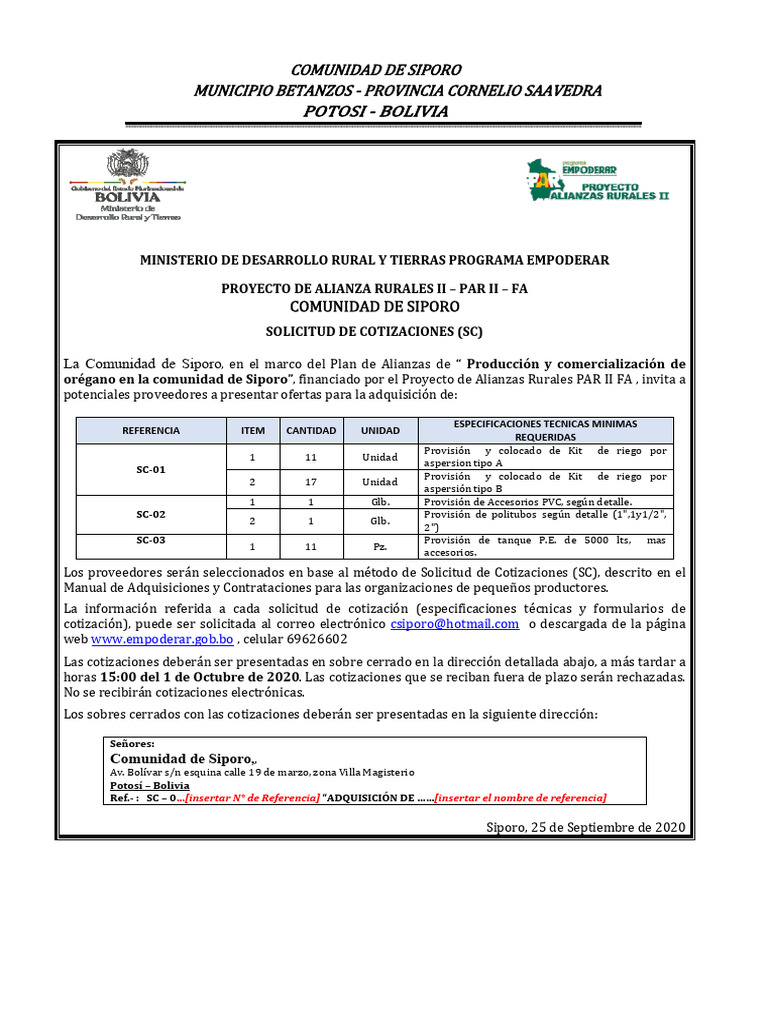 5f6fca2785eee - SC Comunidad Siporo - UOD PAR POTOSI 1-1 | PDF ...