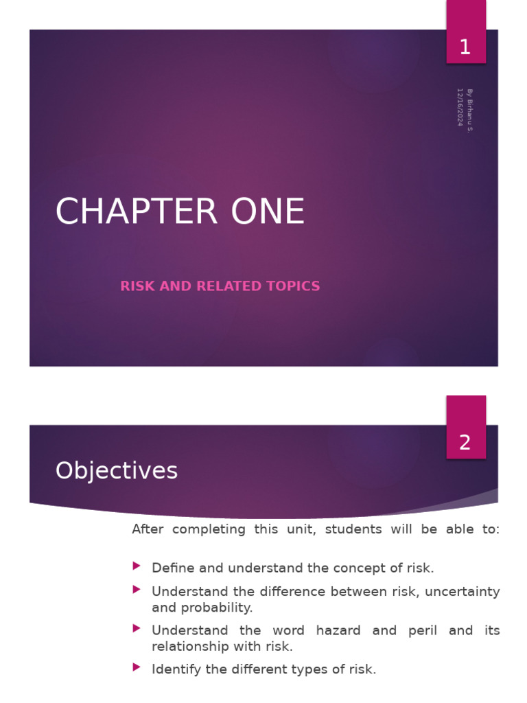 Understanding Risk: Concepts and Types | PDF | Risk | Insurance