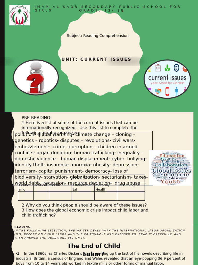 The End of Child Labor | PDF | Child Labour | Statistics