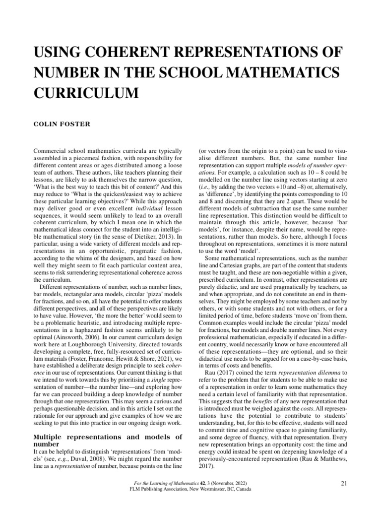 Foster_2022 | PDF | Area | Multiplication