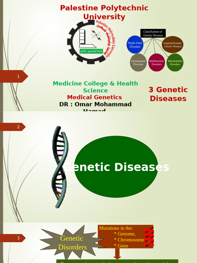 3 Single Gene Disorders | PDF | Genetic Disorder | Dominance (Genetics)