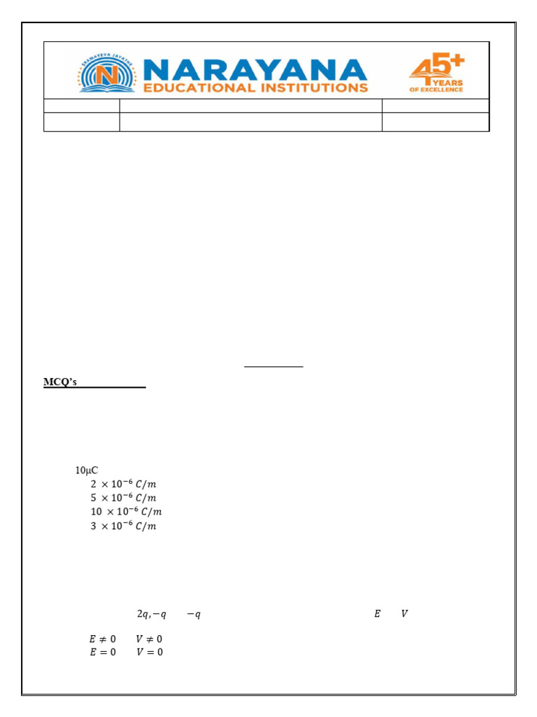 Cbse-Centum-Board QP Physics Wt-2 19-10-2024 | PDF | Capacitor | Capacitance