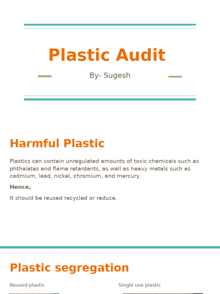 Plastic Audit | PDF
