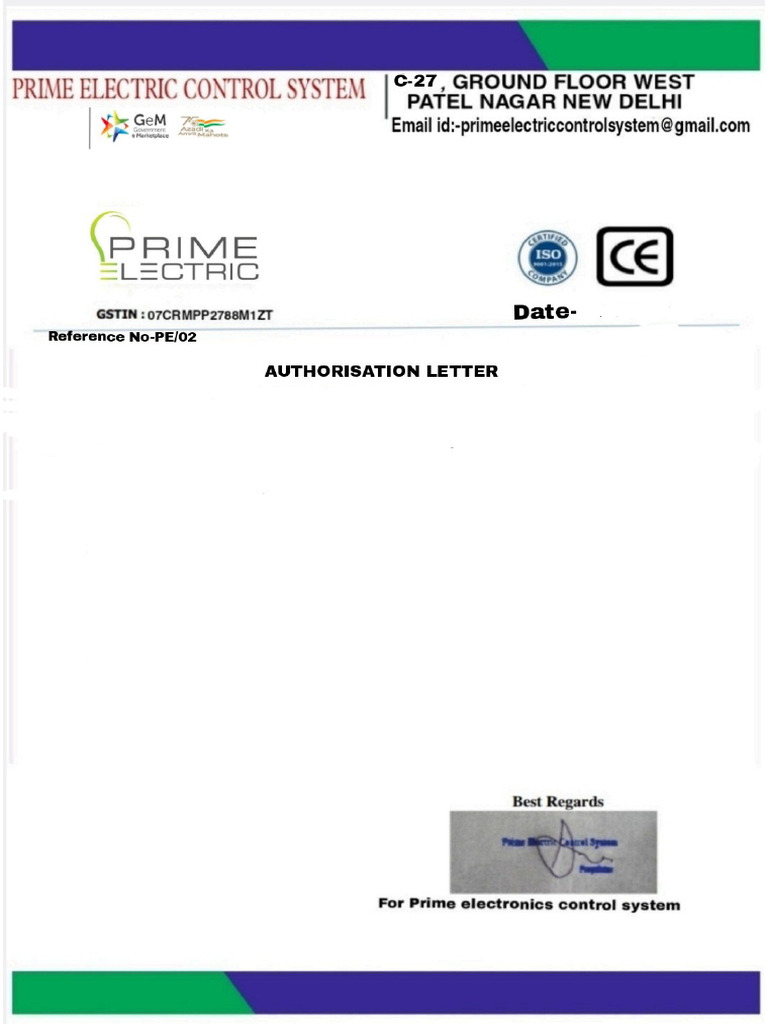 Authorised Letter | PDF