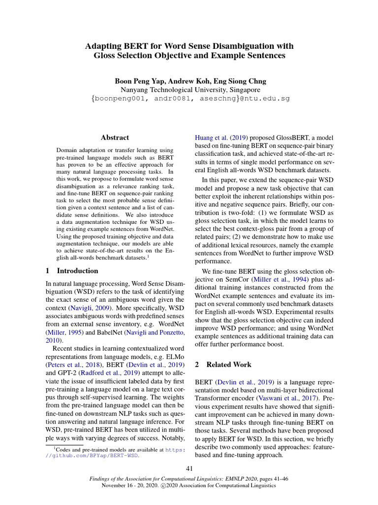 2020 Findings Emnlp 4 Pdf Linguistics Learning
