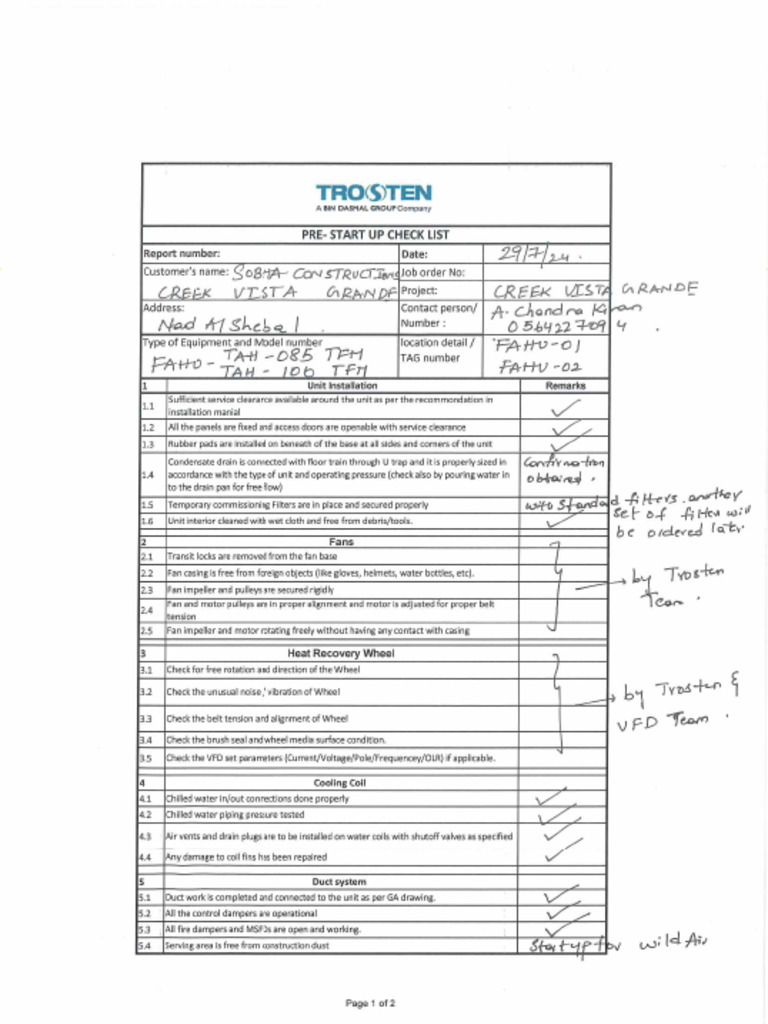 Fahu Pre Commissi | PDF