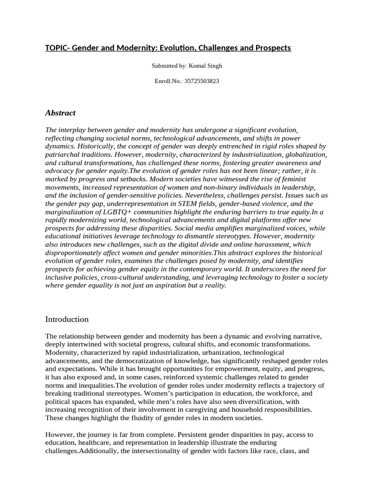 History Research new | PDF | Feminism | Gender Studies