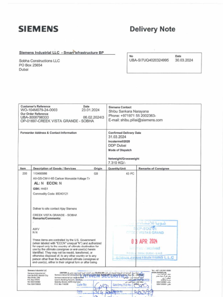 Siemens CO Sensor DN | PDF