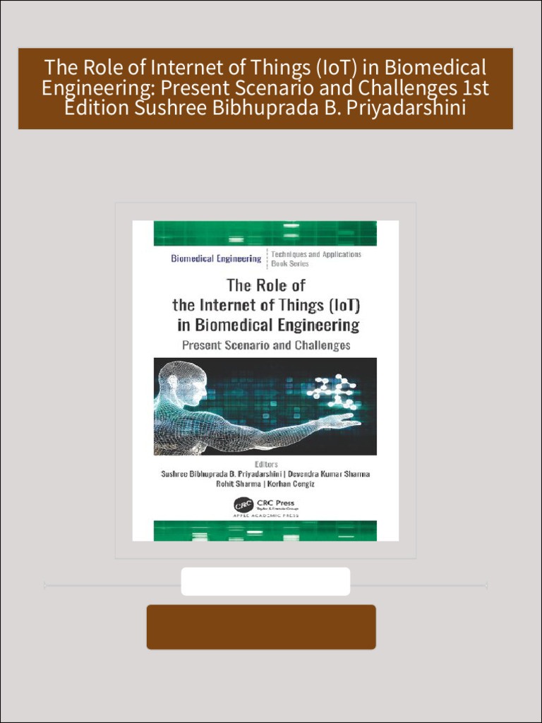 Instant Access to The Role of Internet of Things (IoT) in Biomedical ...