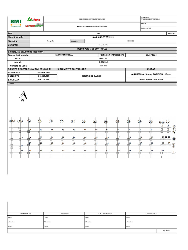 R07_ CONTROL TOPOGRAFICO-EJES.REV01pdf | PDF