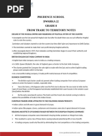 Class 8 History Chapter 2 Notes - From Trade To Territory Free PDF | PDF