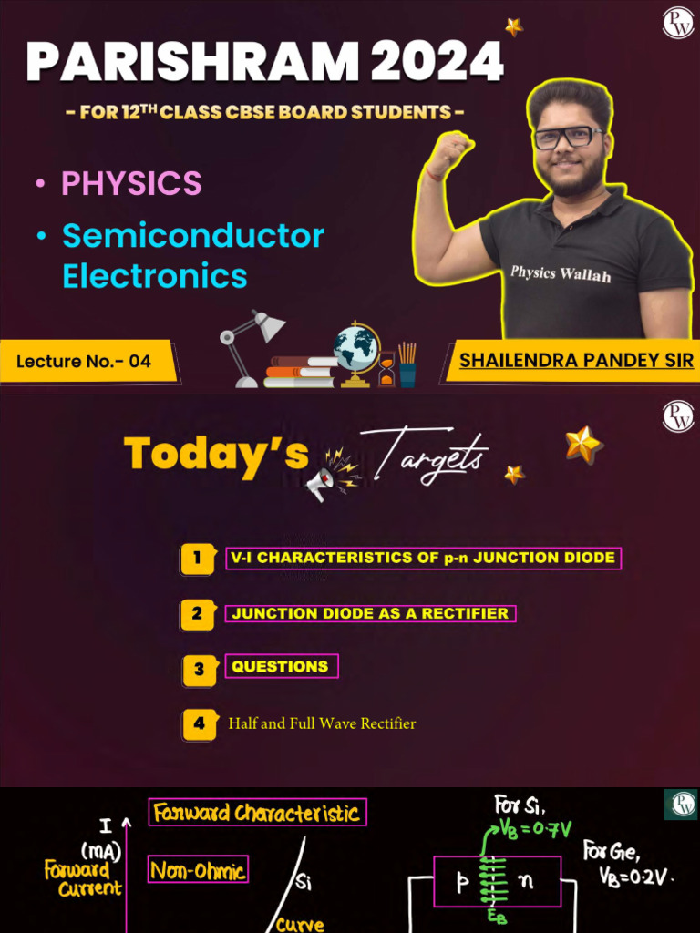 Semiconductor Electronics 04 _ Class Notes __ Parishram 2024 | PDF Semiconductor Electronics 04 _ Class Notes __ Parishram 2024 | PDF
