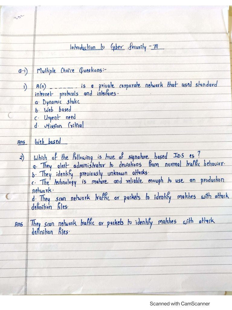 392 Introduction To Cyber Security Pdf