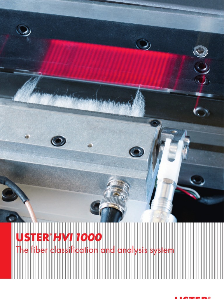 Uster HVI 1000 | PDF | Cotton | Accuracy And Precision