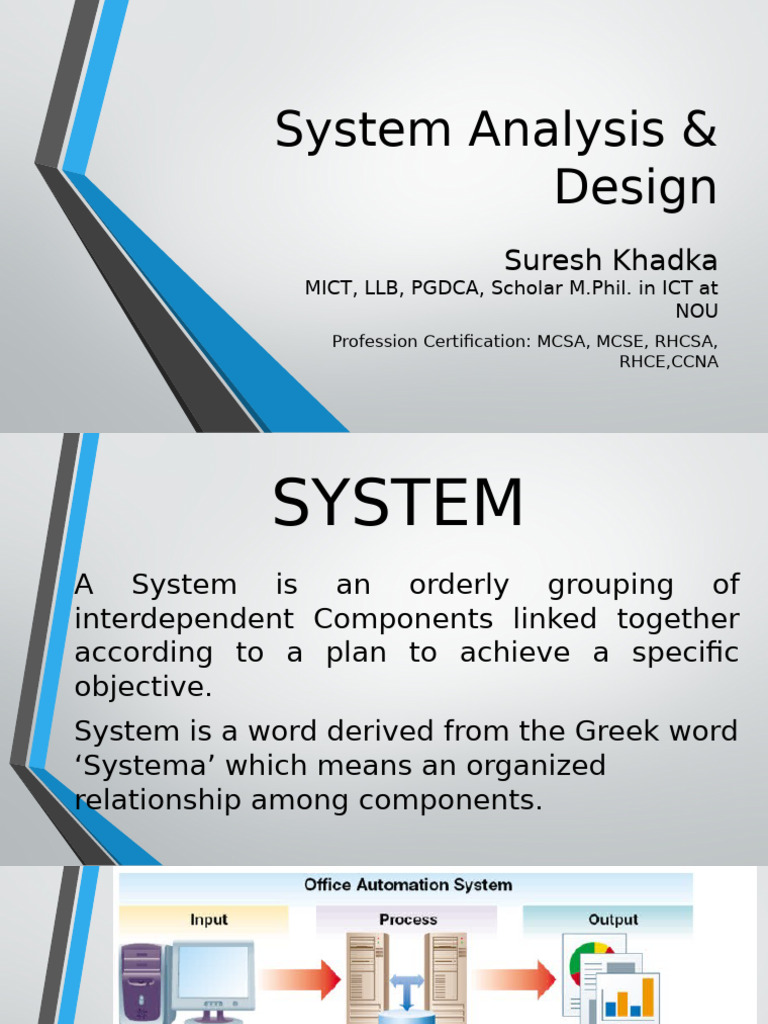 System Analysis & Design-11 | PDF | Software Development Process | System