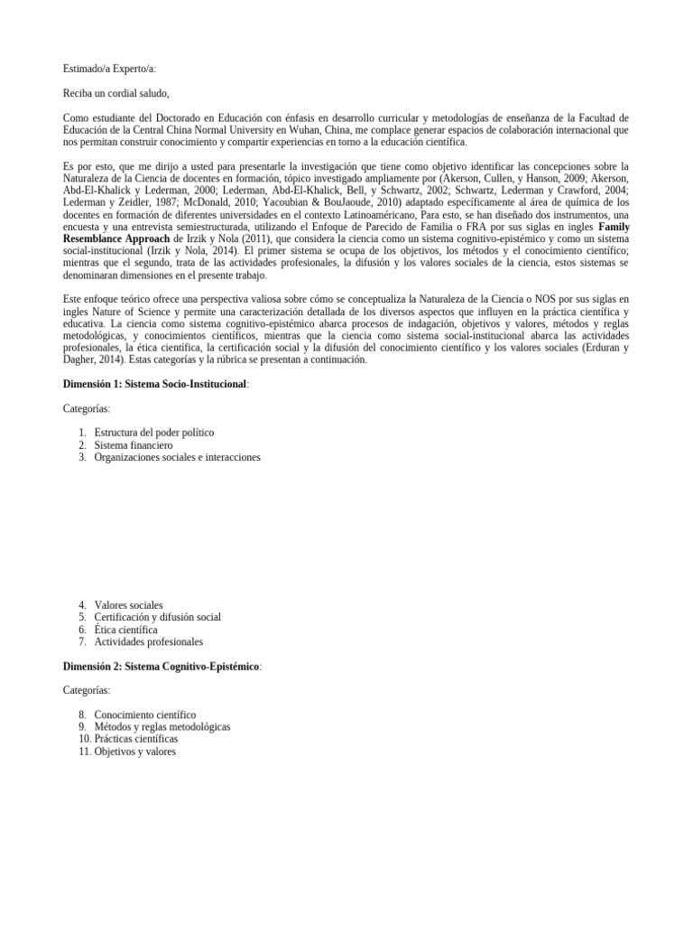 Version 2. FORMATO DE VALIDACION DE LA ENCUESTA | PDF | Evaluación | Conocimiento
