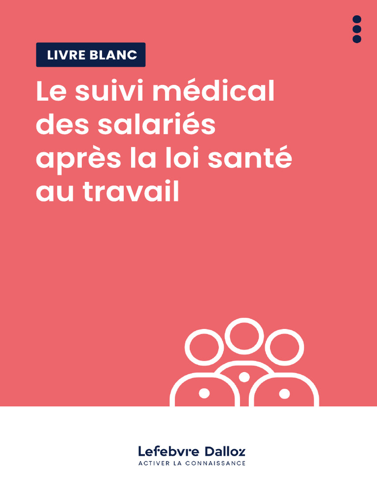 Suivi médical des salariés post-loi 2021 | PDF | Soins de santé | Médecine