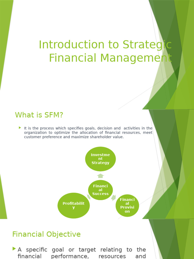 Introduction To Strategic Financial Management | PDF | Debt | Capital ...