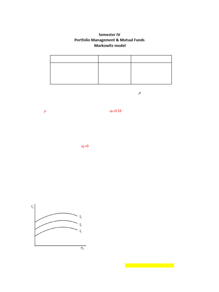 4-Numericals_Markowitz Model 2 (1) | PDF | Modern Portfolio Theory ...