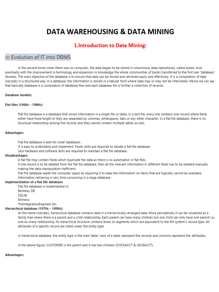 Evolution of Database Models | PDF | Databases | Relational Database