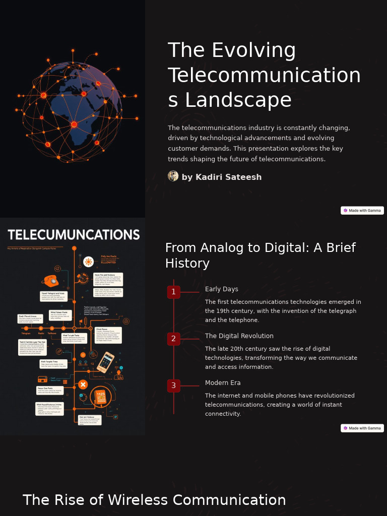The Evolving Telecommunications Landscape | PDF | Security | Computer ...