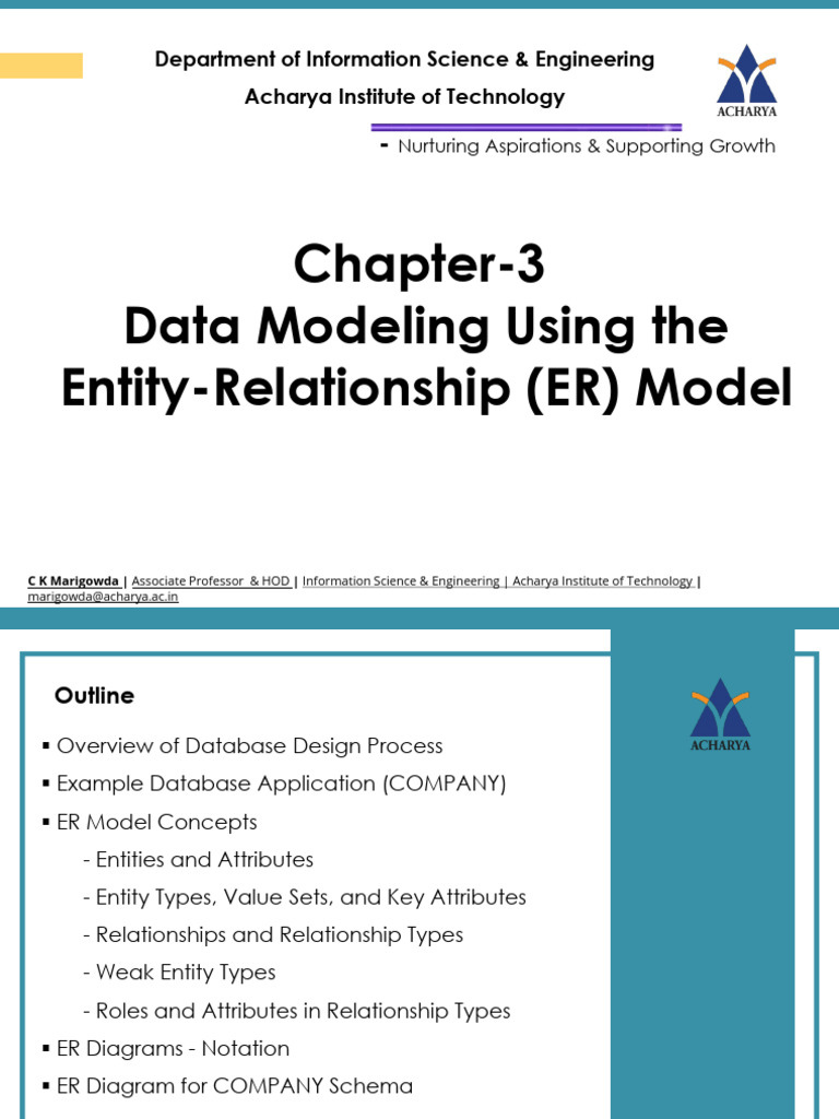 Module-1_ ER Modeling_Presentation | PDF | Databases | Computing